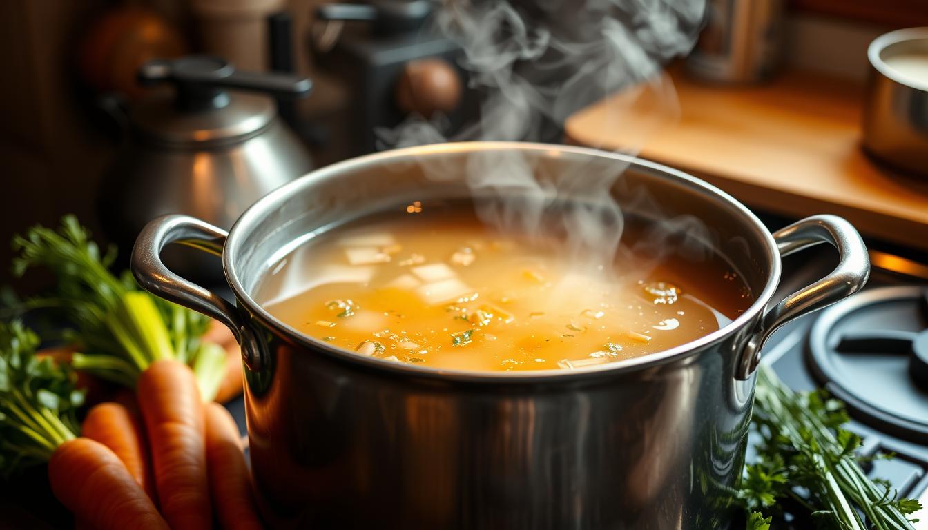 Easy Homemade Chicken Broth Recipe in 5 Steps