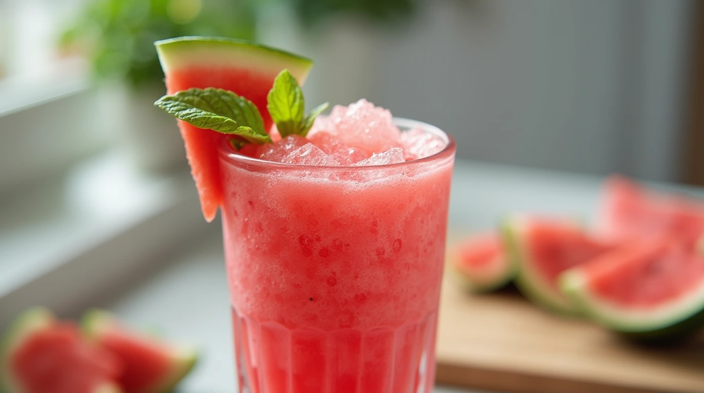 Easy Watermelon Slushie Recipe