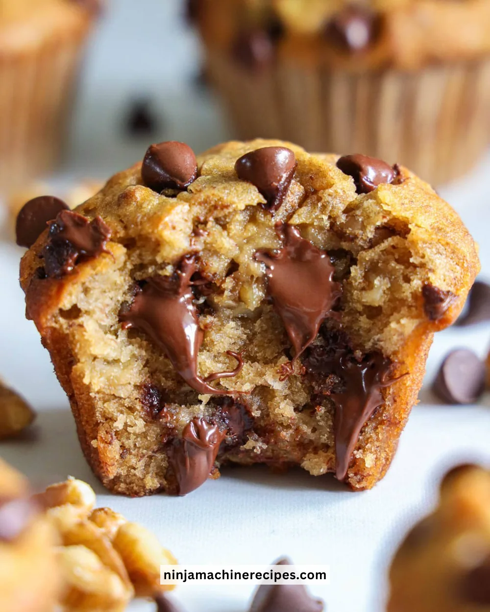 Banana Chocolate Chip Muffins - Ninja Machine Recipes