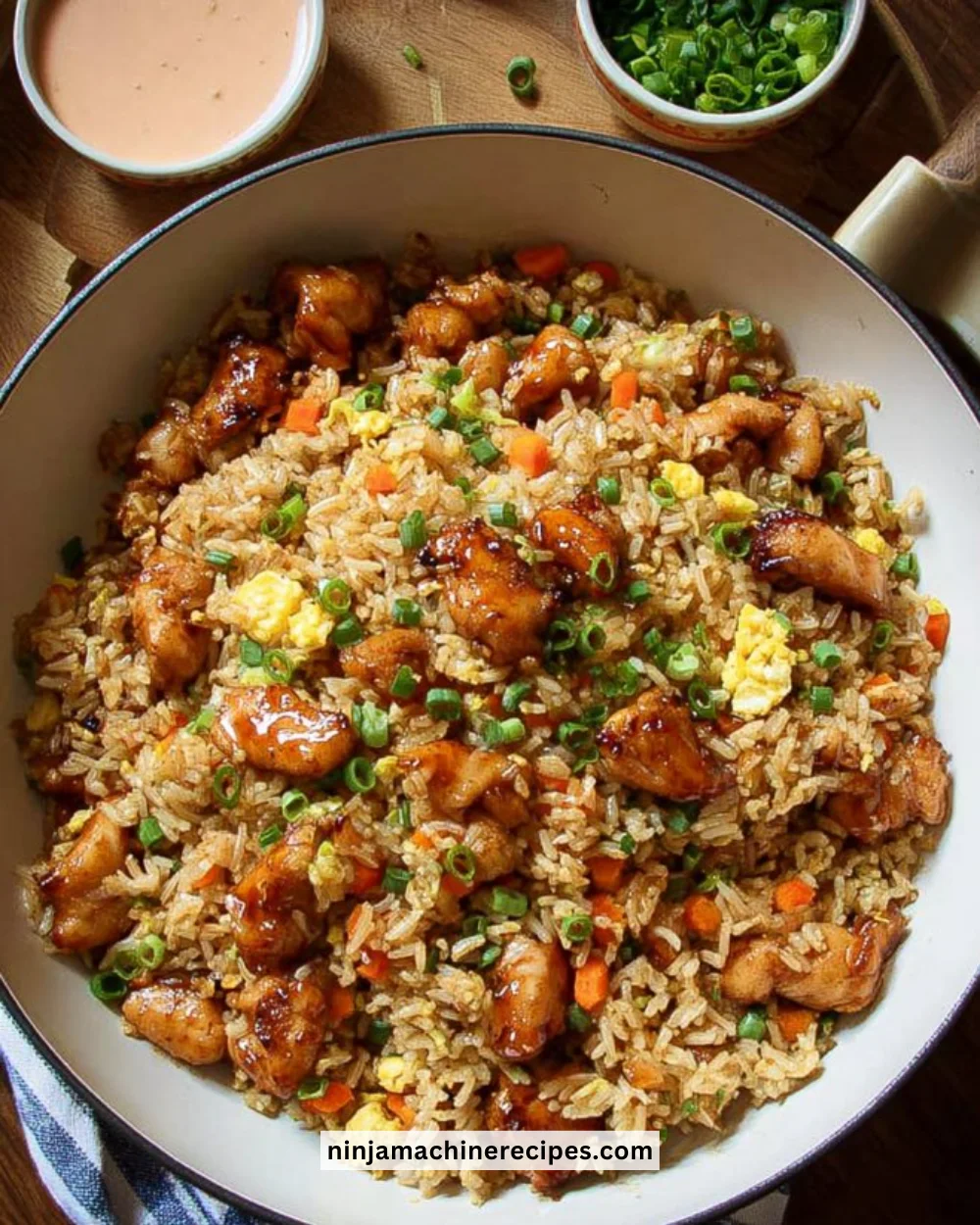 Bang Bang Chicken Fried Rice - Ninja Machine Recipes