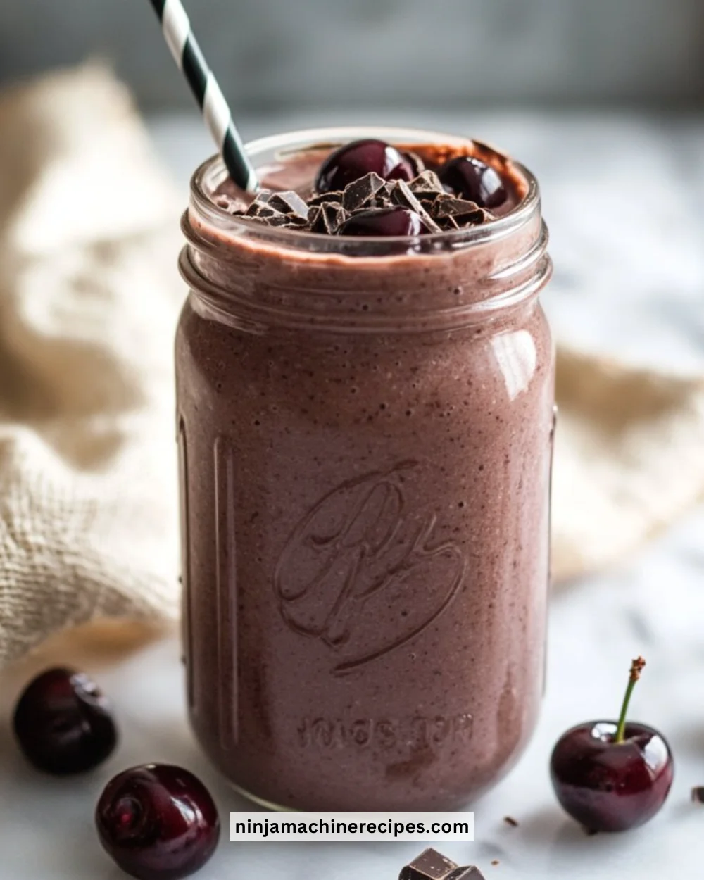 Chocolate Cherry Smoothie - Ninja Machine Recipes
