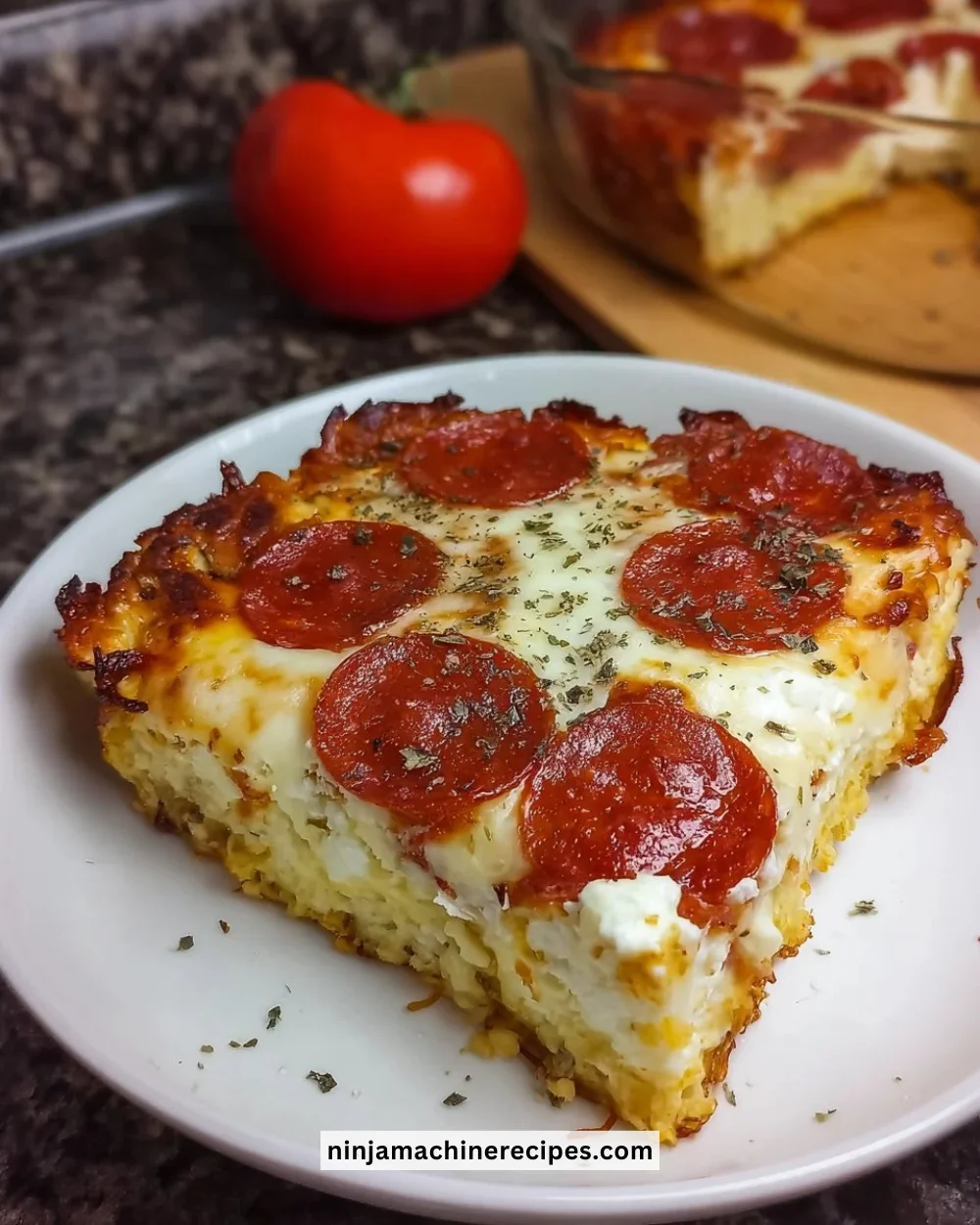 Pizza Style Cottage Cheese Bake - Ninja Machine Recipes