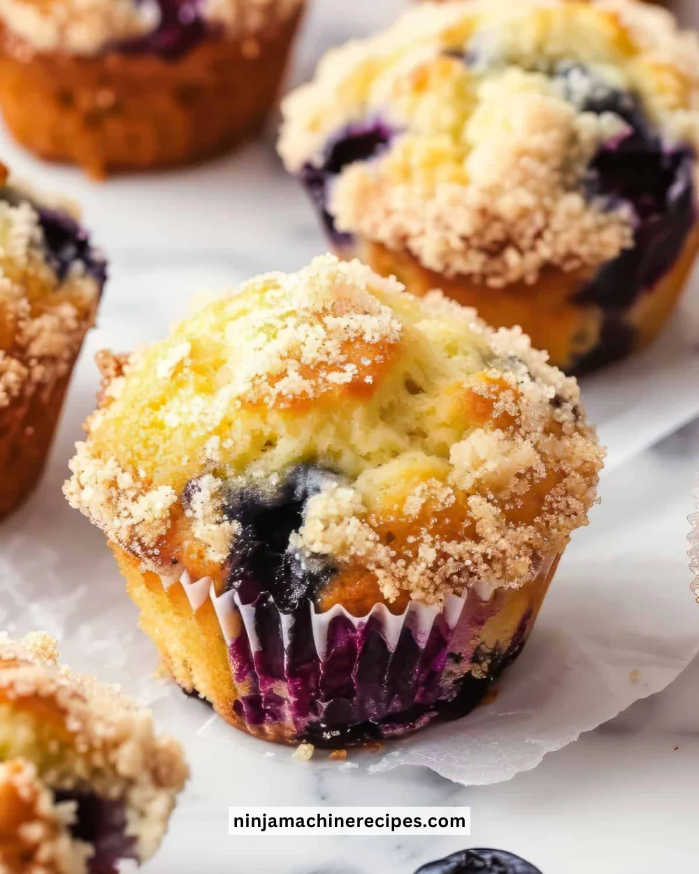 Ultimate Moist & Flavorful Blueberry Muffins - Ninja Machine Recipes