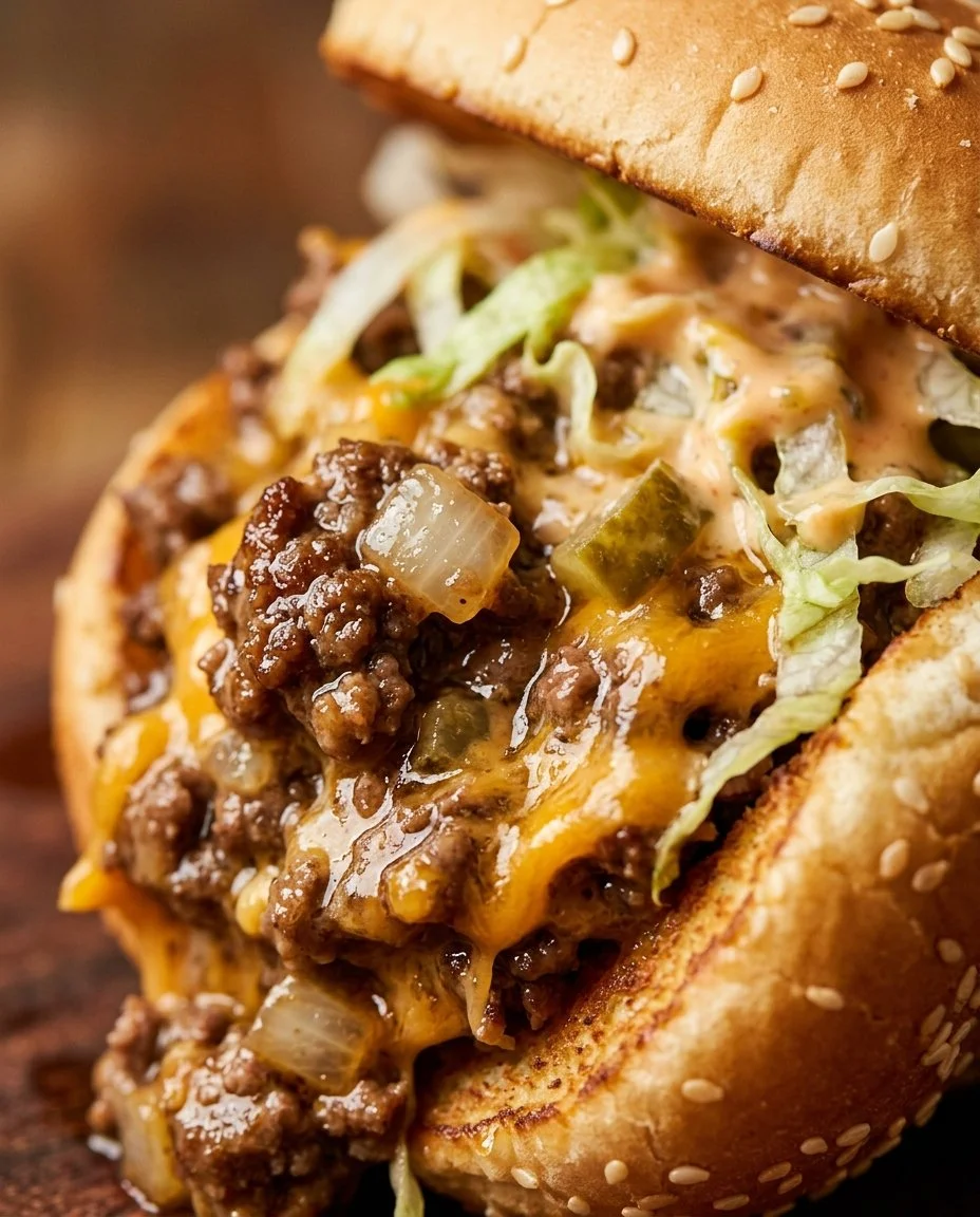 Big Mac-Style Sloppy Joes