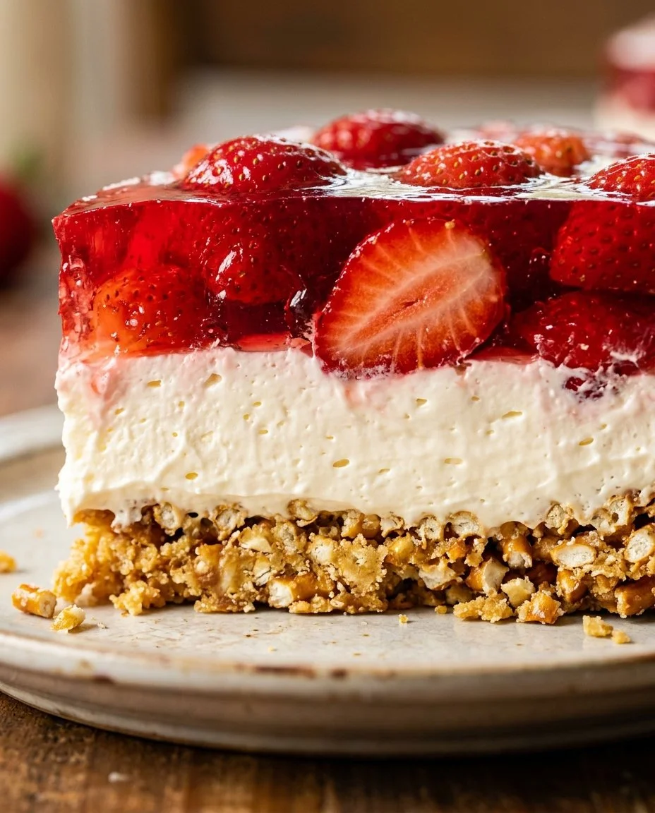 Strawberry Pretzel Salad Recipe